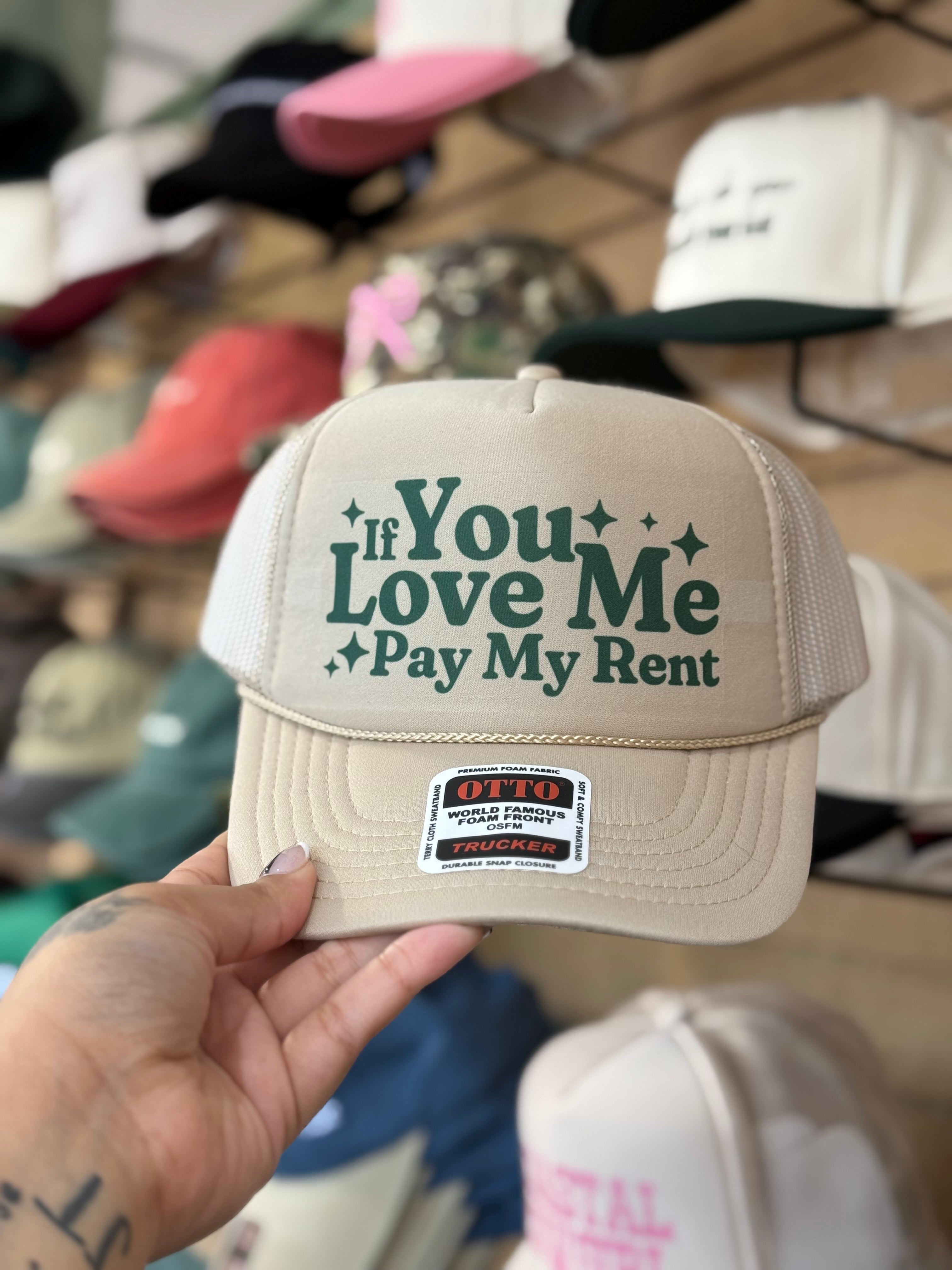 Pay My Rent Trucker Hat – Fred Design Studio