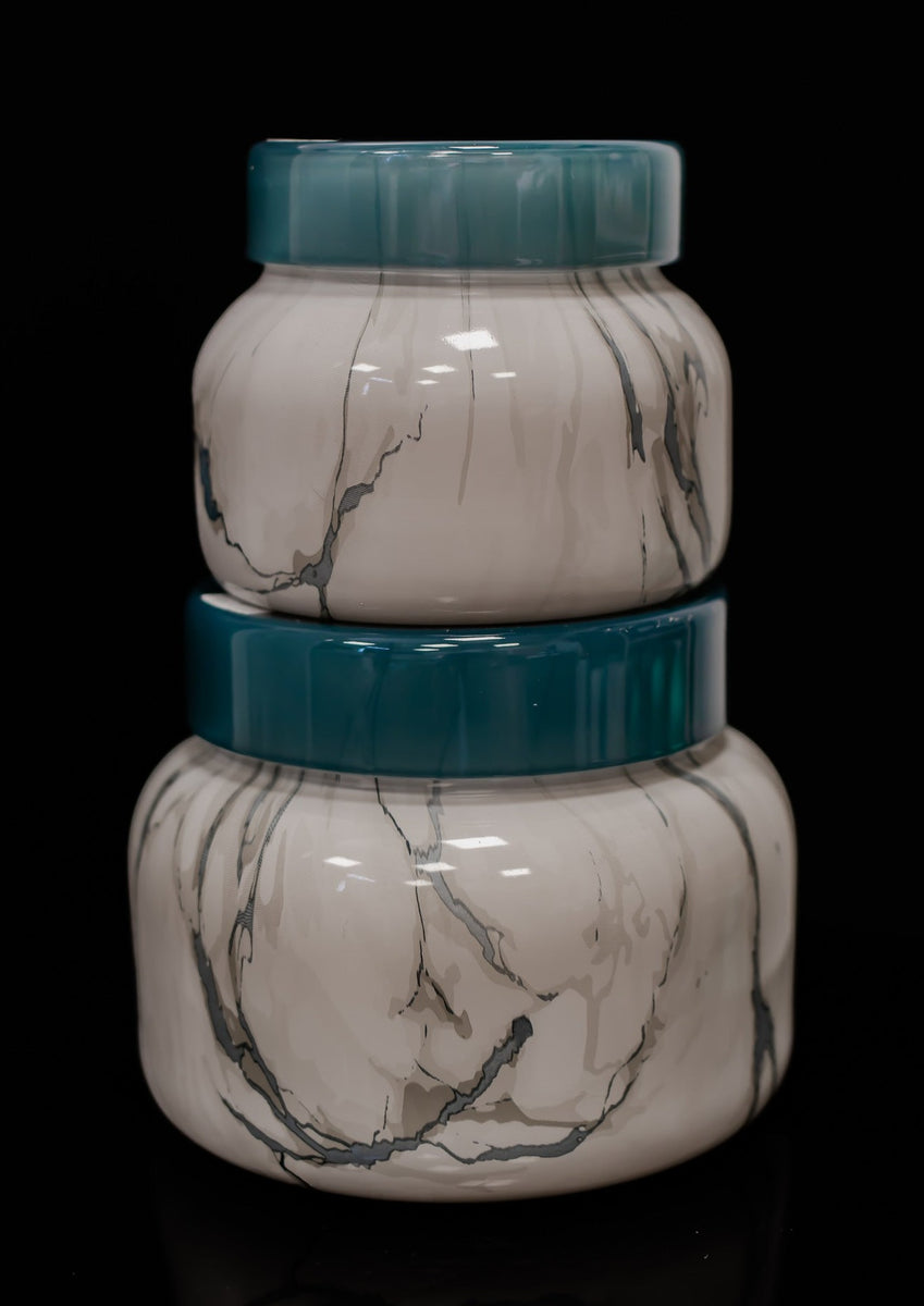 Volcano Modern Marble Signature Jar *2 sizes* - Capri Blue – Fred ...